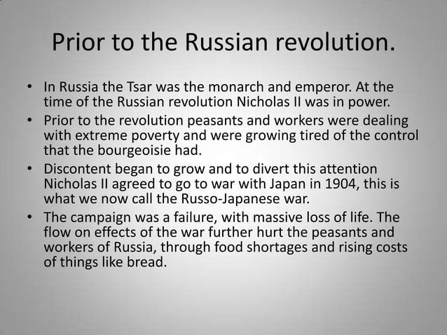 Russian revolution year 11 | PPTX