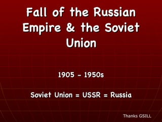 Collapse Of The Soviet Union Timeline