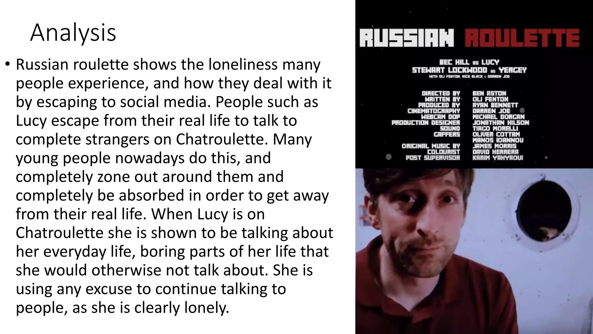 Russian Roulette analysis | PPTX