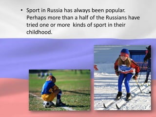 Russian sports events | PPTX