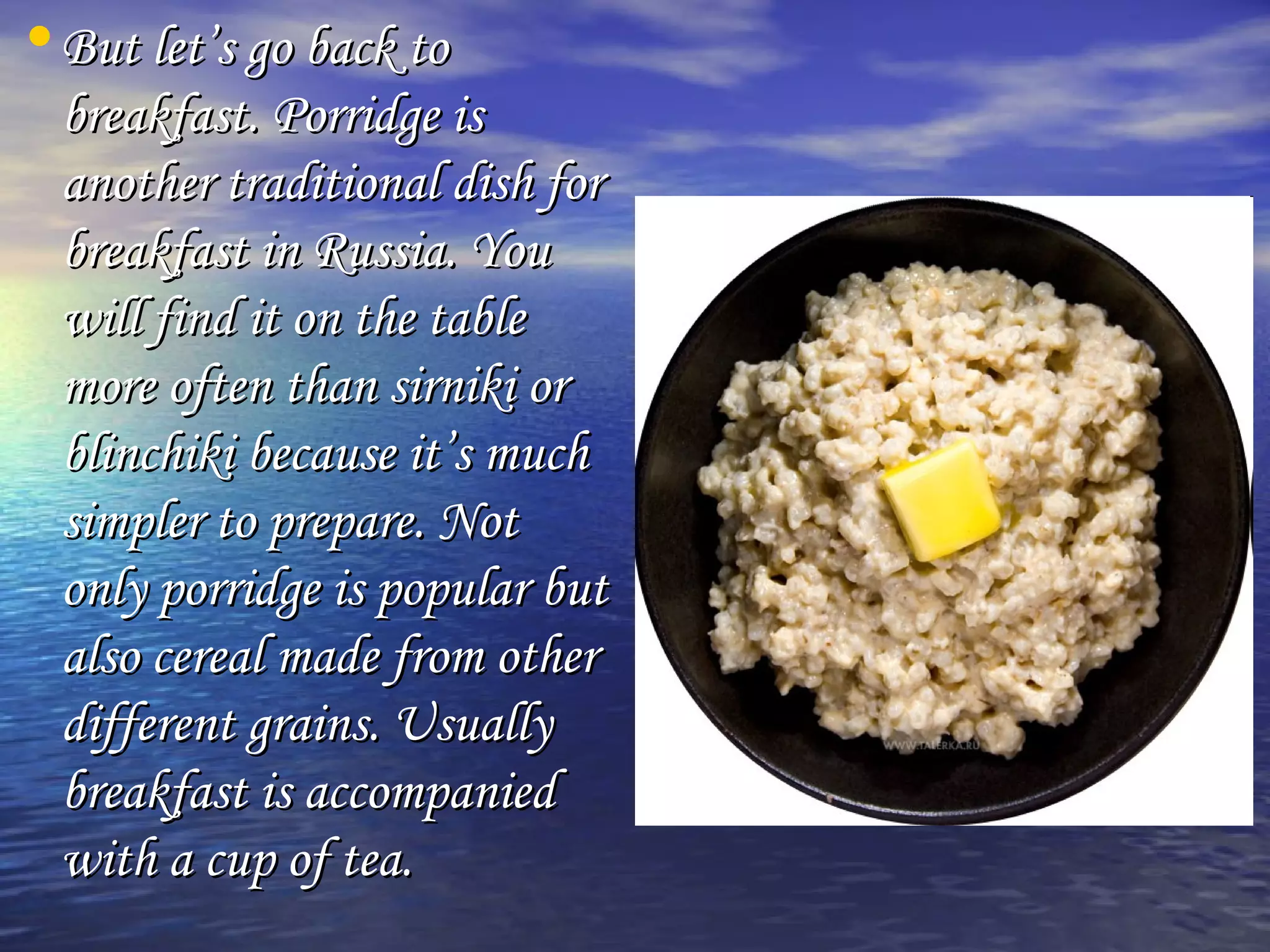 Russian traditional food | PPT