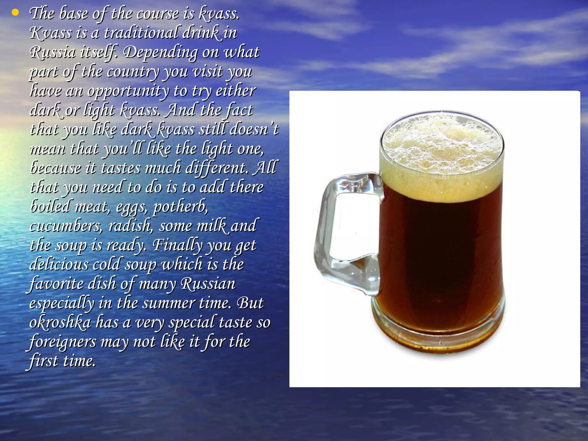 Russian traditional food | PPT