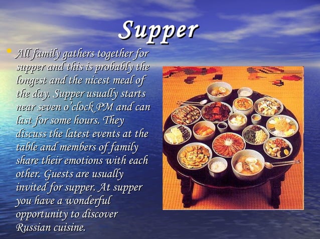 Russian traditional food | PPT