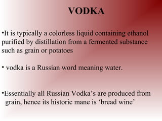 vodka | PPT
