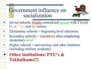 Russia Political Socialization | PPT