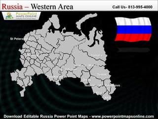 Russia Powerpoint Background Maps | PPTX