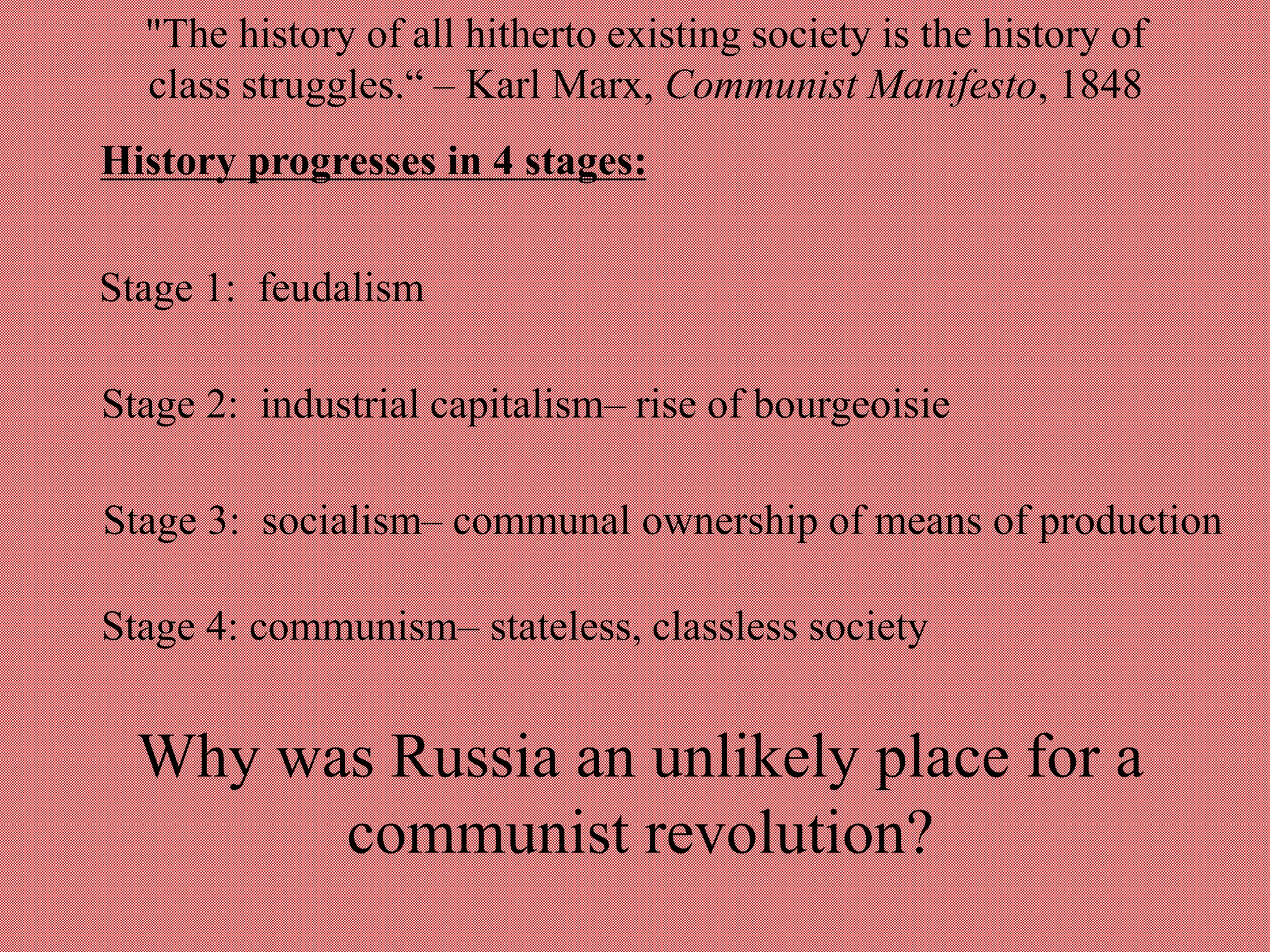 Russian Revolution (1917-1921), a presentation | PPT