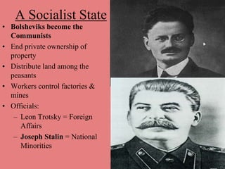 Russian Revolution (1917-1921), a presentation | PPT