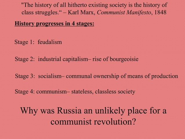 Russian Revolution (1917-1921), a presentation | PPT