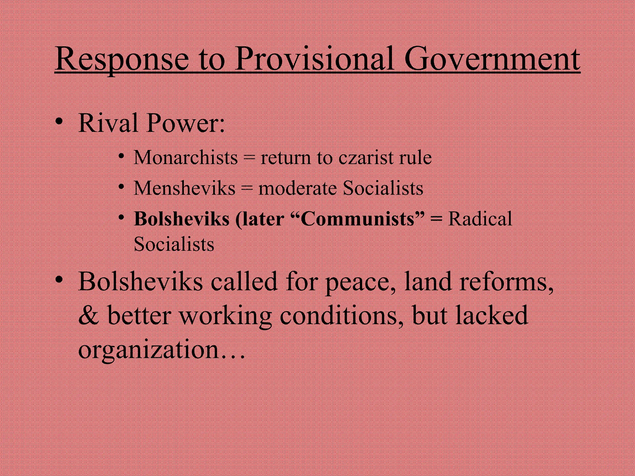 RUSSIA Revolution for freedom and corp.. | PPT