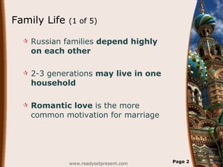 Russia PowerPoint Content | PPT