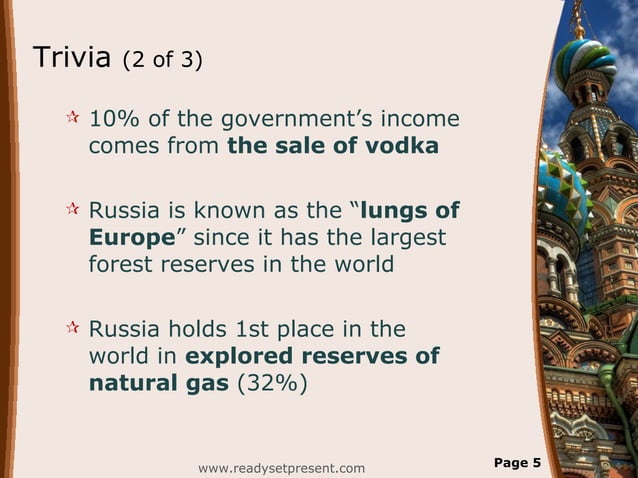 Russia PowerPoint Content | PPT