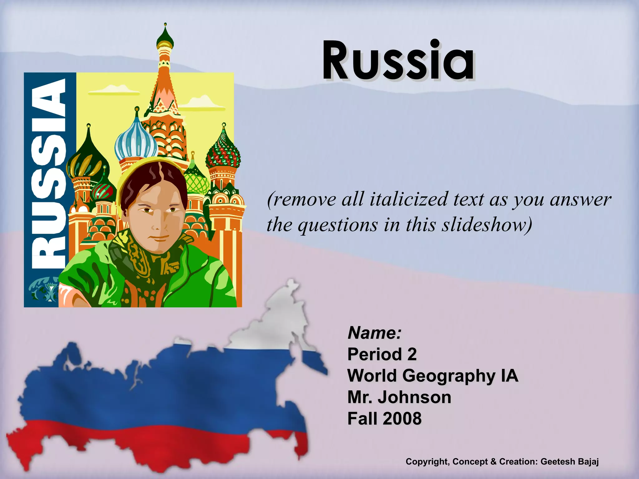 Russia Template T 2 | PPT