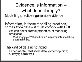 An Informational Approach to Evidence | PPTX