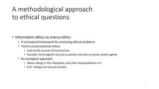Ethics-cum-epistemology: A methodological framework | PPTX
