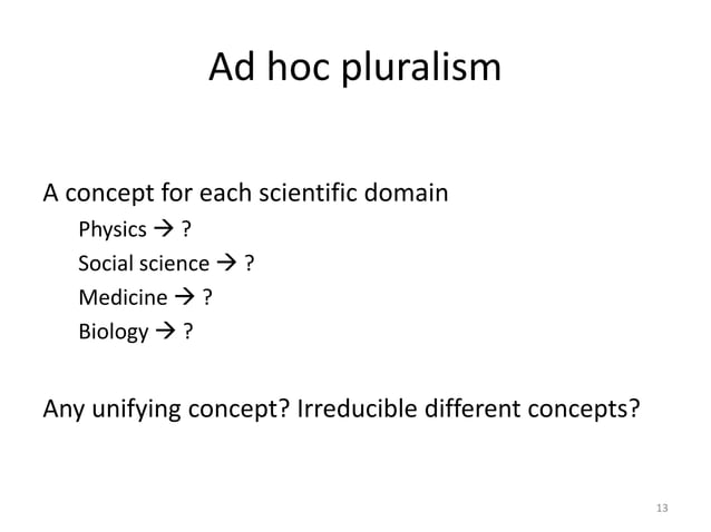 The mosaic of causal theory | PPT