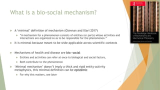 Socio-markers in bio-social mechanisms | PPT
