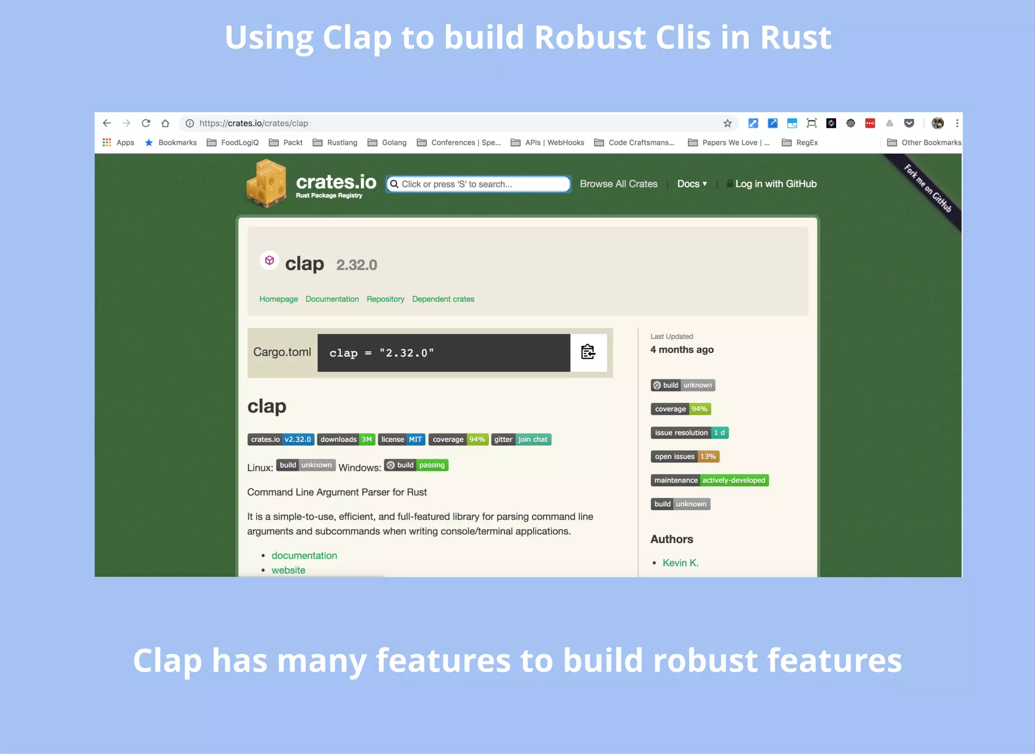 Writing Rust Command Line Applications | PPT Writing Rust Command Line Applications | PPT