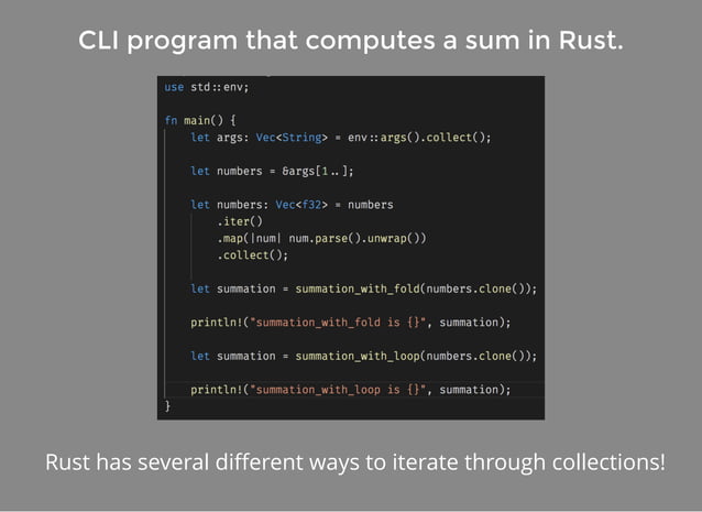 Writing Rust Command Line Applications Ppt