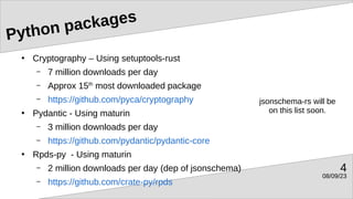 Rust & Python : Rust WA meetup 1 | PPT