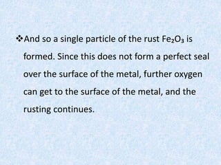 Rust, how it occur | PPT