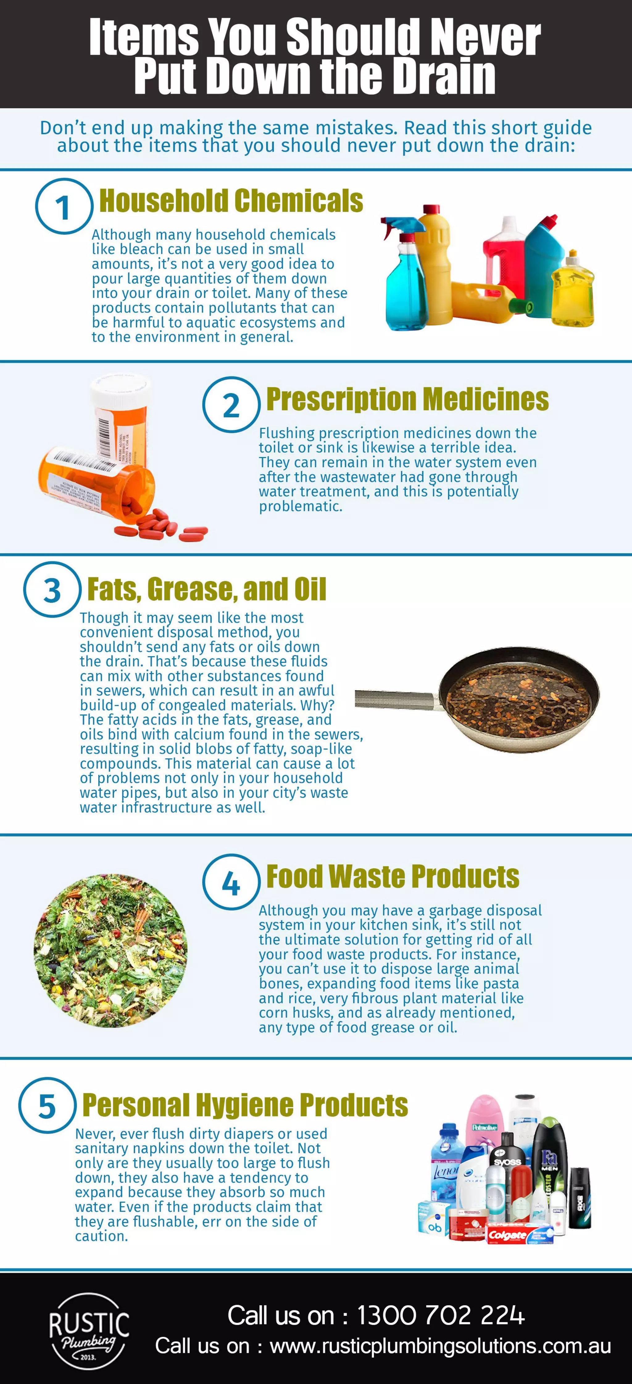 Items You Should Never Put Down the Drain | PDF | Bath and Shower ...