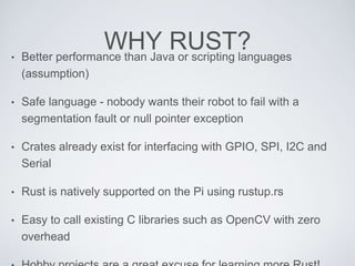 Rust is for Robots! | PPT