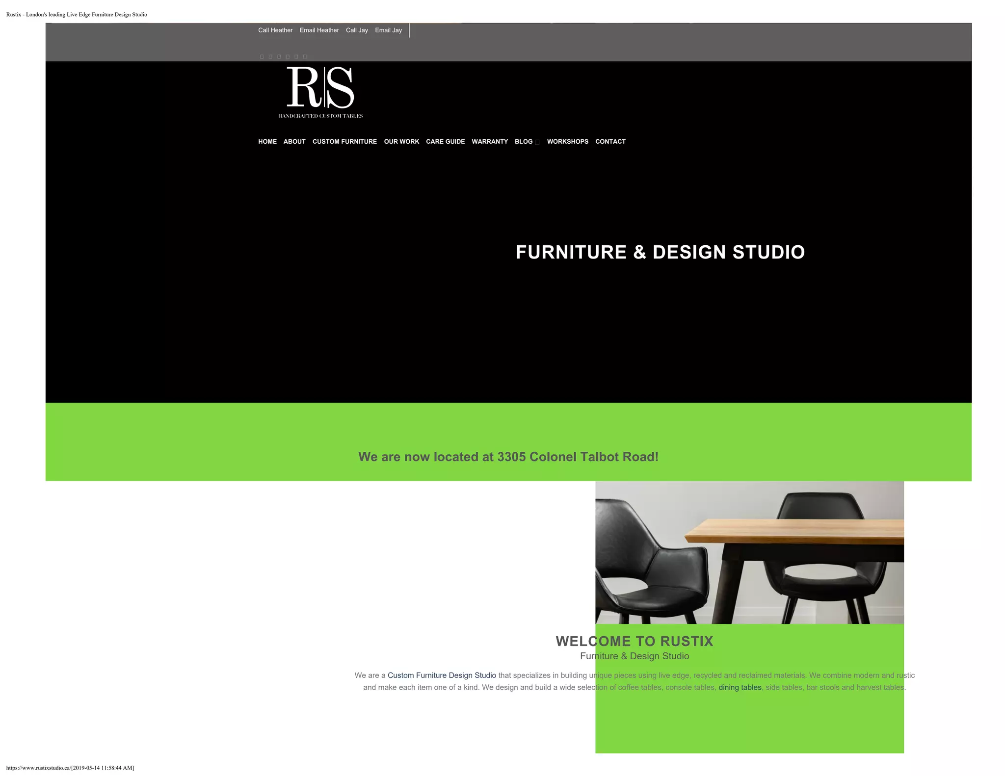Rustix londons leading live edge furniture design studio | PPT