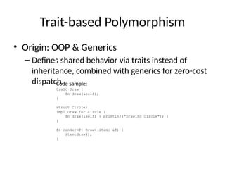 Key Features of the Rust Programming Language | PPTX