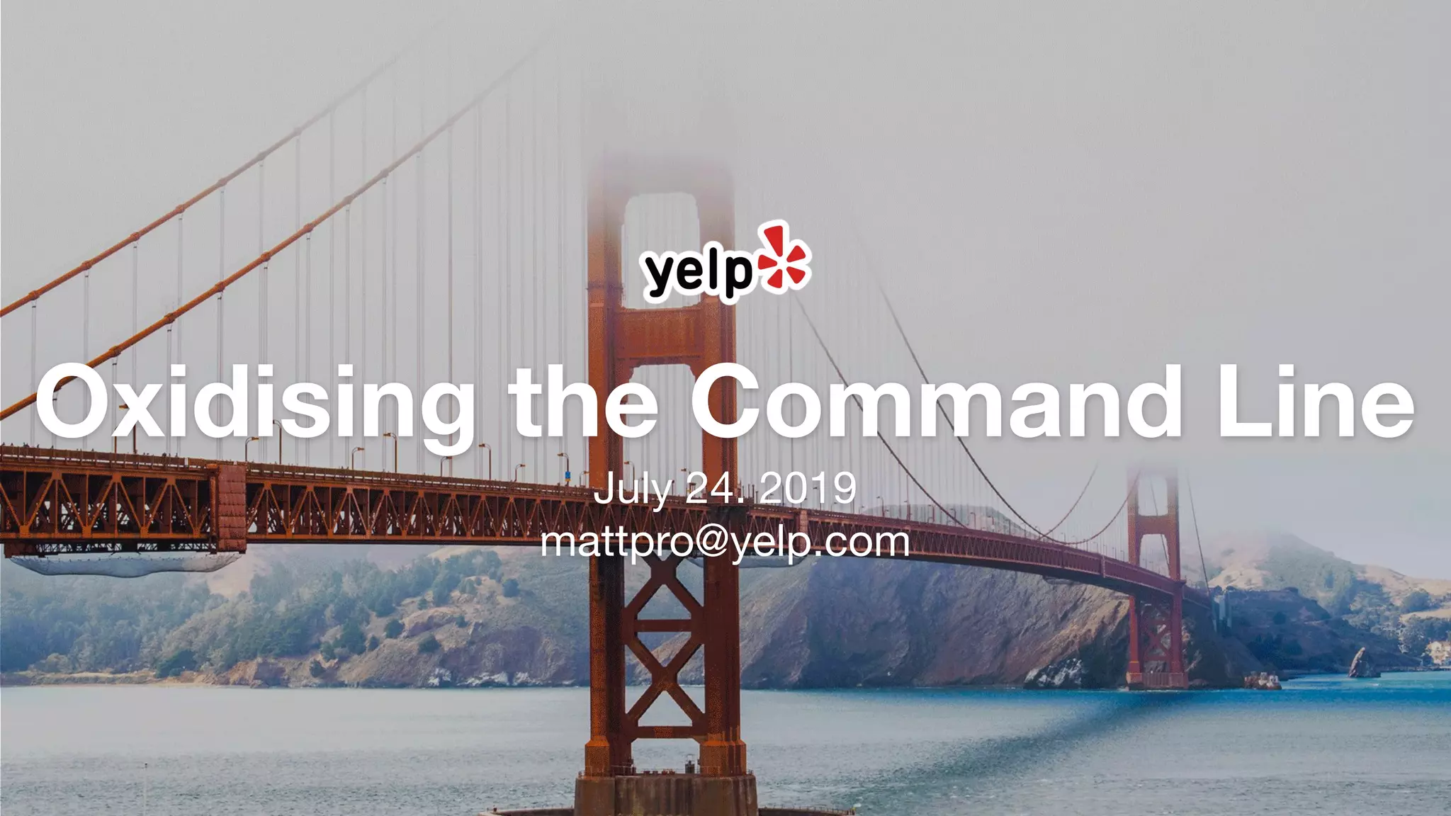 Rust Ldn 24 7 19 Oxidising The Command Line Pdf