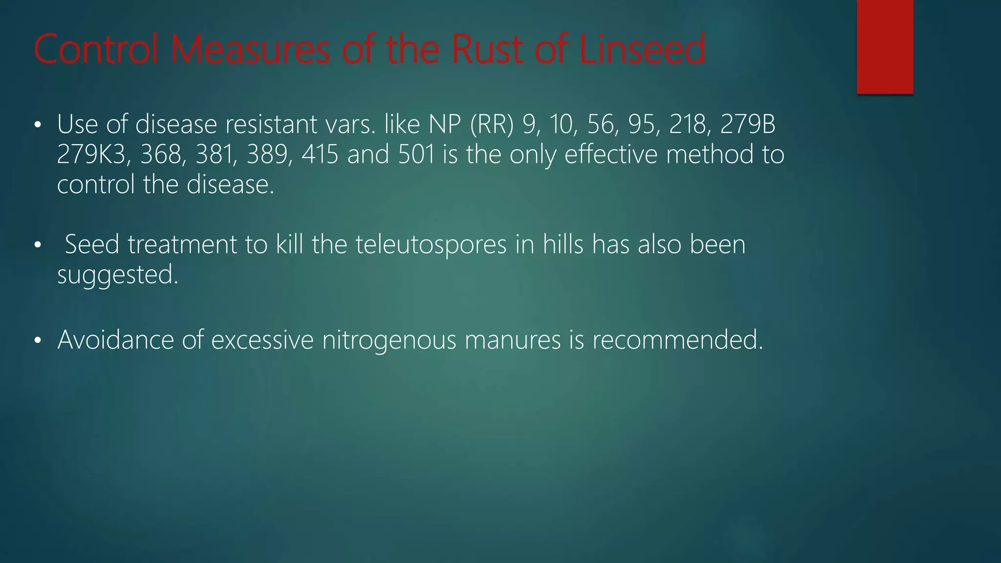 Rust of linseed | PPTX