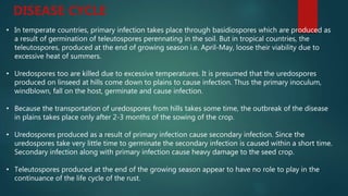 Rust of linseed | PPTX