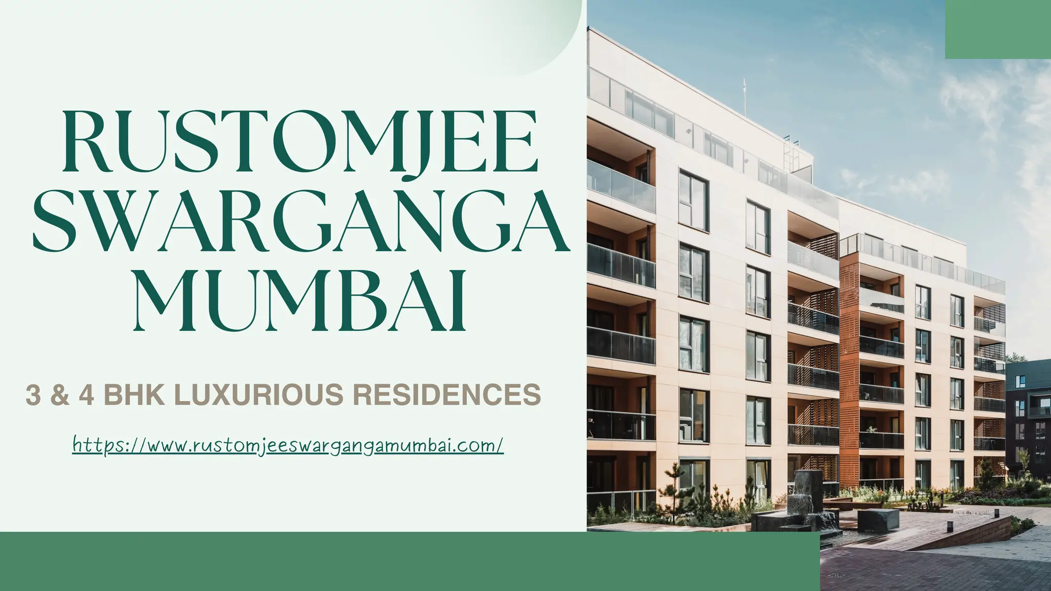 Rustomjee Swarganga Mumbai - Premium Living Residences | PDF