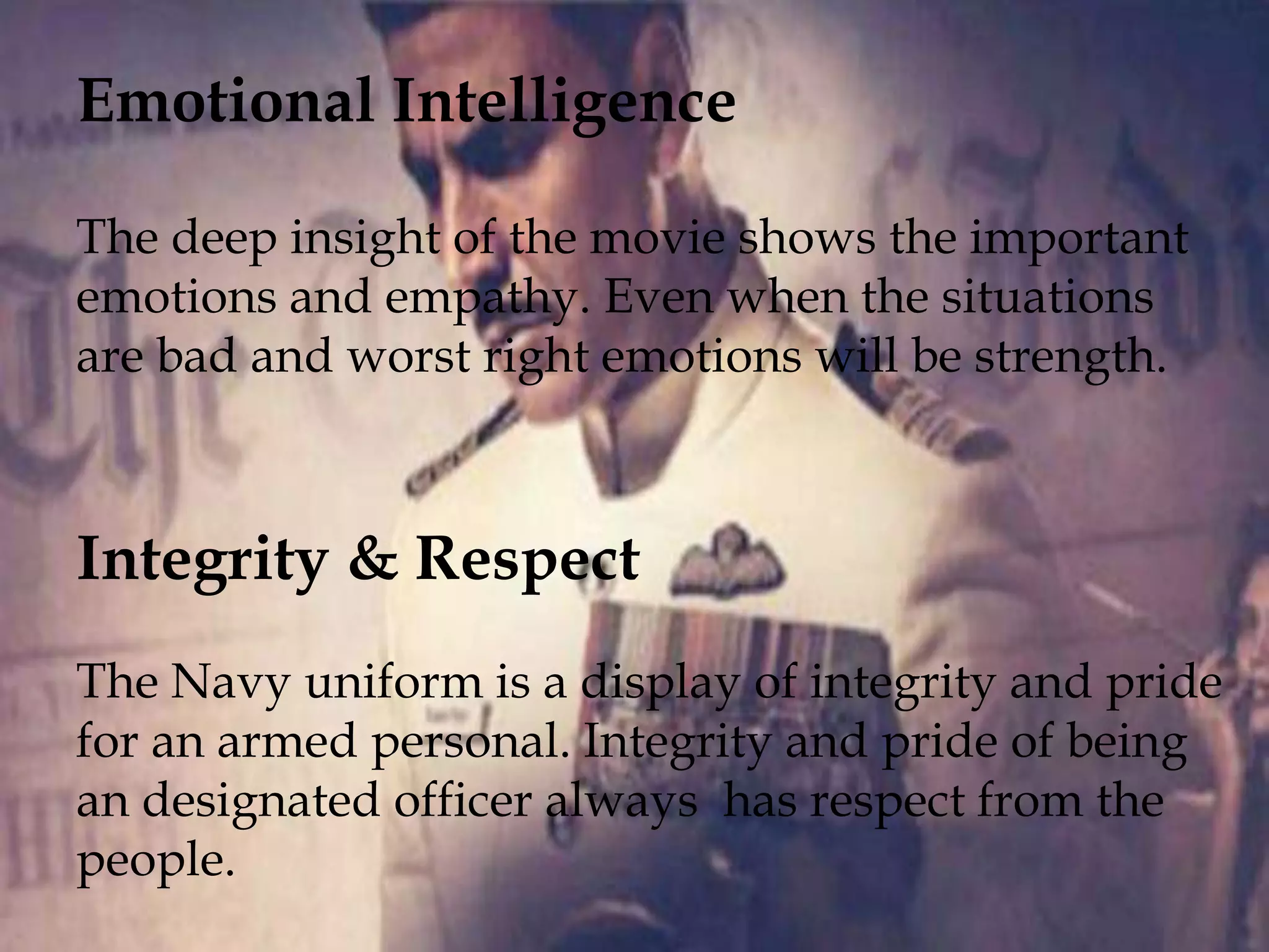 life lessons from bollywood movie rustom | PPTX