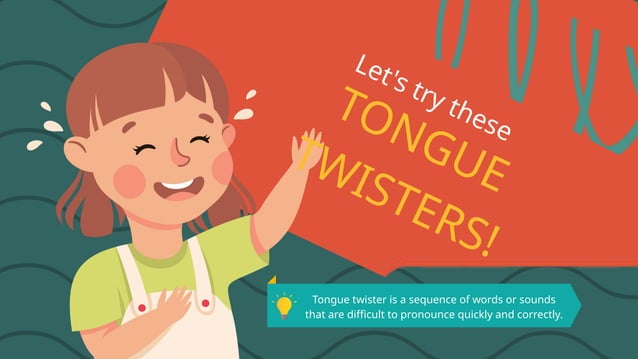 Tongue Twister presentation para clases de ingles | PPTX