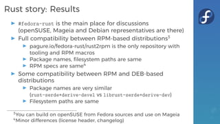 Rust packaging: Cross-distro collaboration done right | PPT | Free download