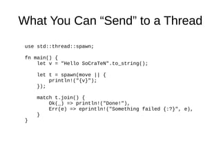 Rust_Threads.pdf | Programming Languages | Computing