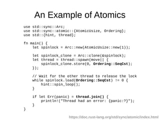Rust_Threads.pdf | Programming Languages | Computing