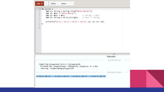 Rust + web assemblyやってみた | PPT