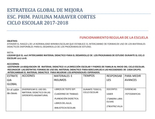 Ruta de mejora 2017 2018 paulina maraver | DOCX