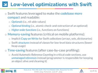 Mini-ME Swift - the first OWL reasoner for iOS | PPT