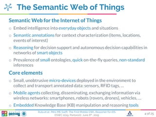 Mini-ME Swift - the first OWL reasoner for iOS | PPT