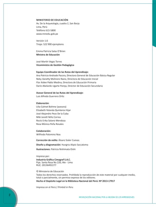 Rutas del aprendizaje cta | PDF