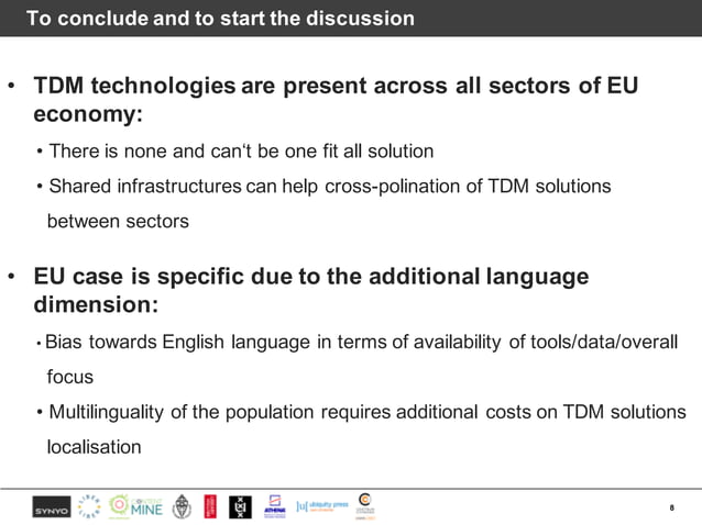 So where are we now? The TDM landscape | PPT