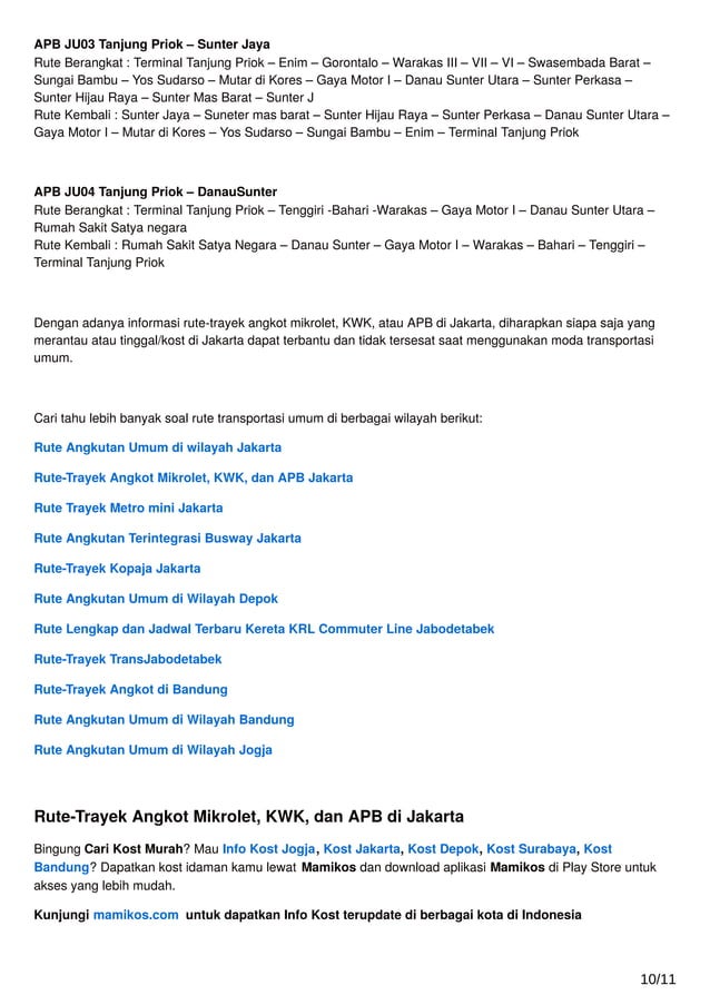 Rute trayek angkot mikrolet kwk dan apb jakarta-blog.mamikos.com