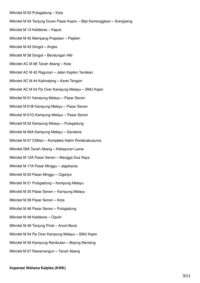 Rute trayek angkot mikrolet kwk dan apb jakarta-blog.mamikos.com