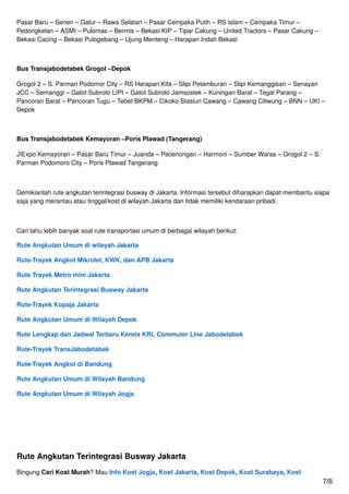 Rute angkutan terintegrasi busway jakarta - blog.mamikos.com