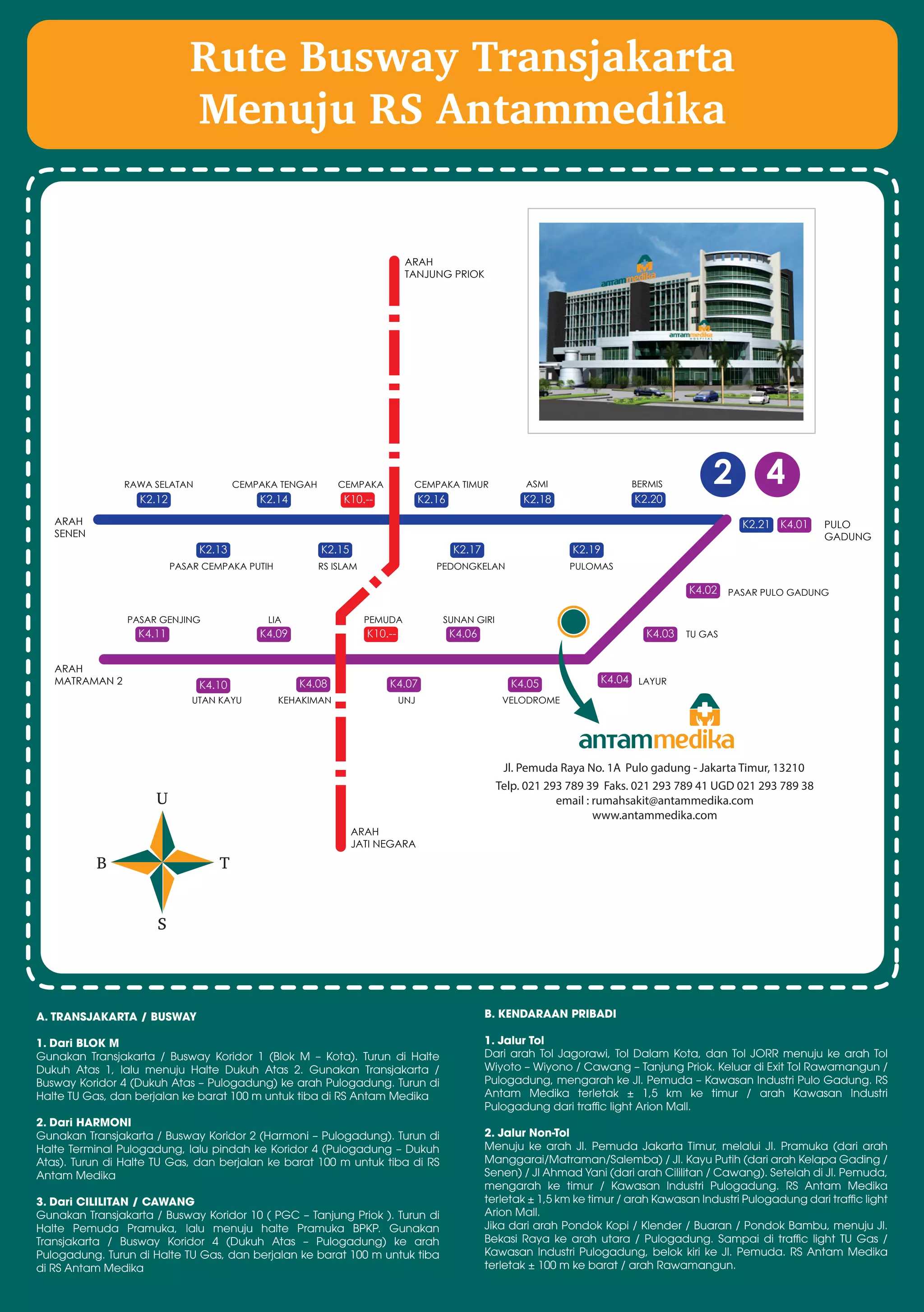 Rute busway transjakarta rs antam medika | PDF