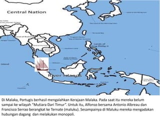 Rute perjalanan bangsa portugis ke indonesia | PPTX