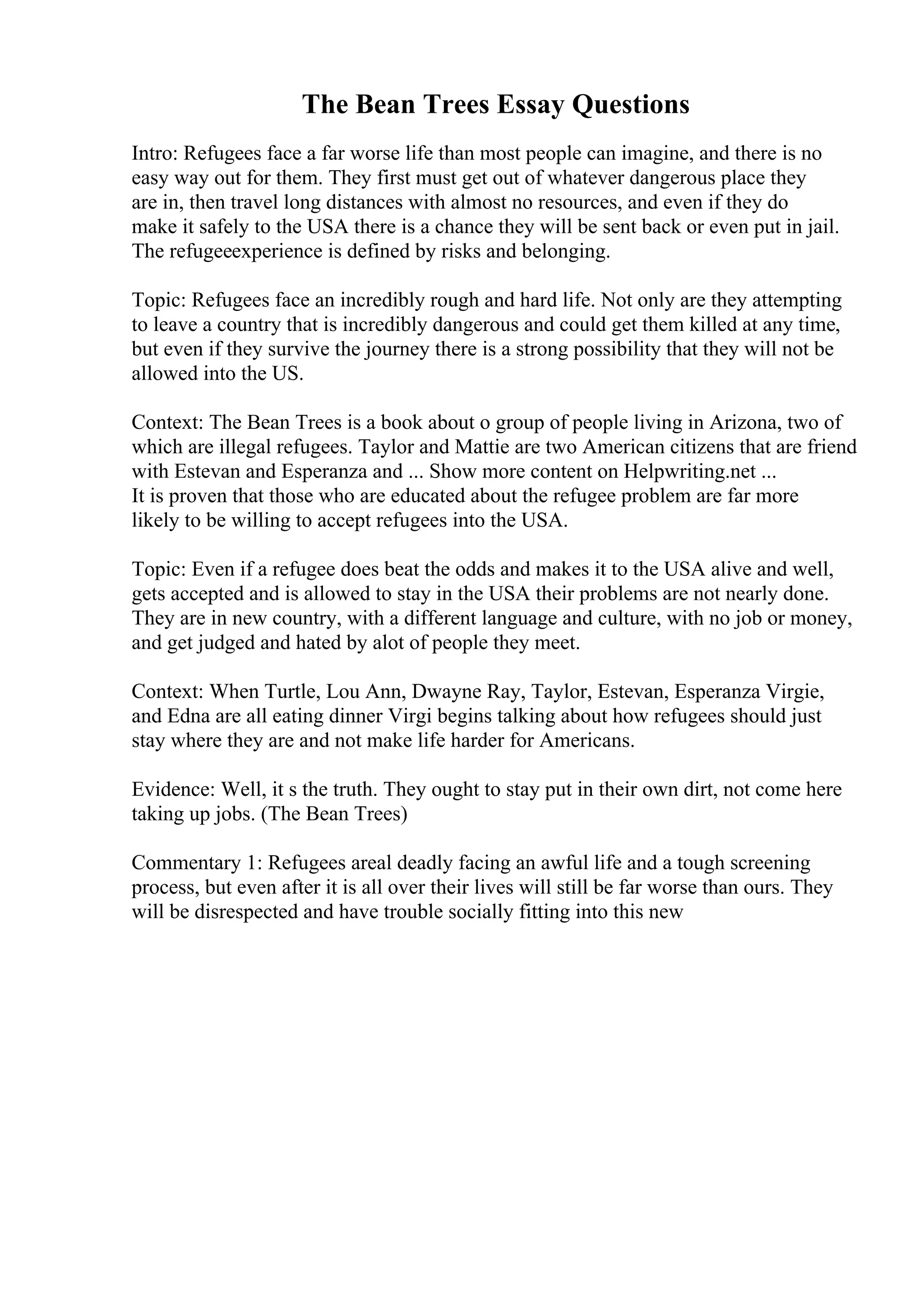 Rutgers Sample Essay | PDF